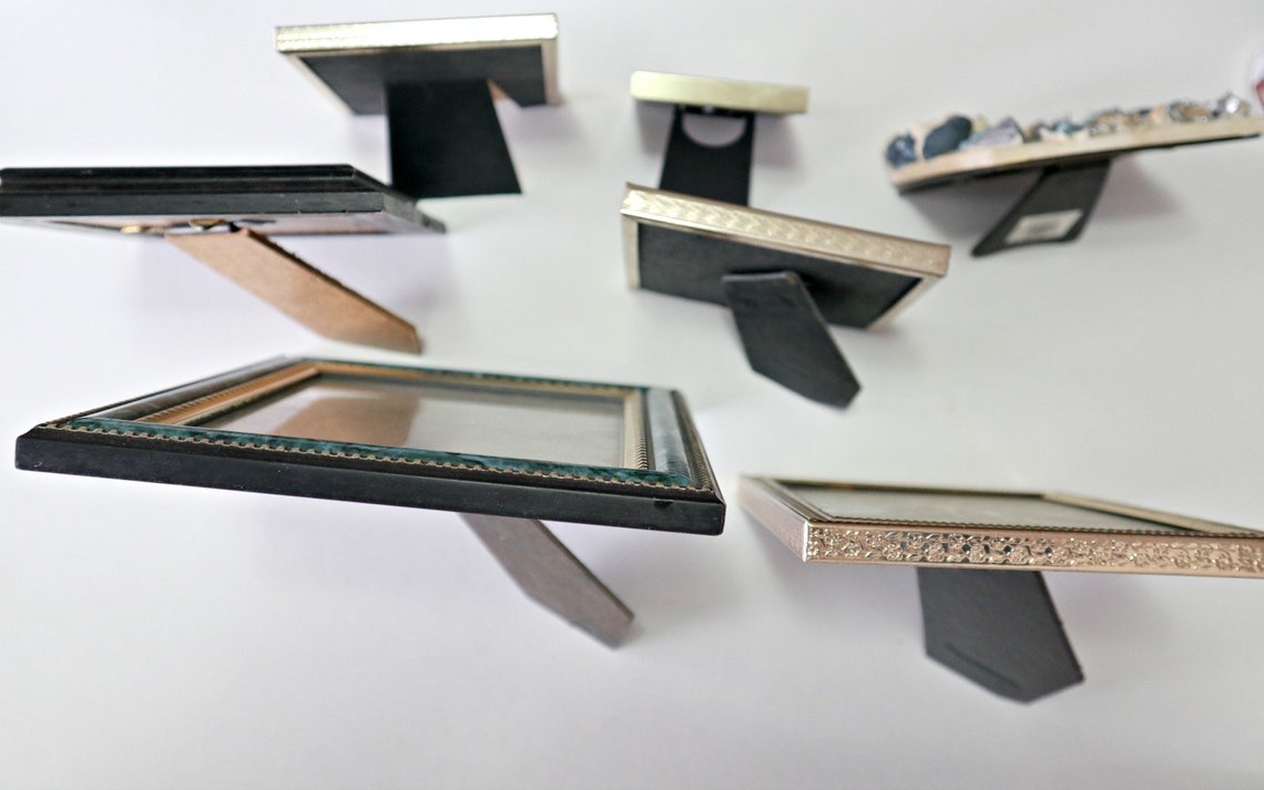 7 Picture Frames Gold Tone Vintage Photo Frames Various Sizes Lot B - Etsy