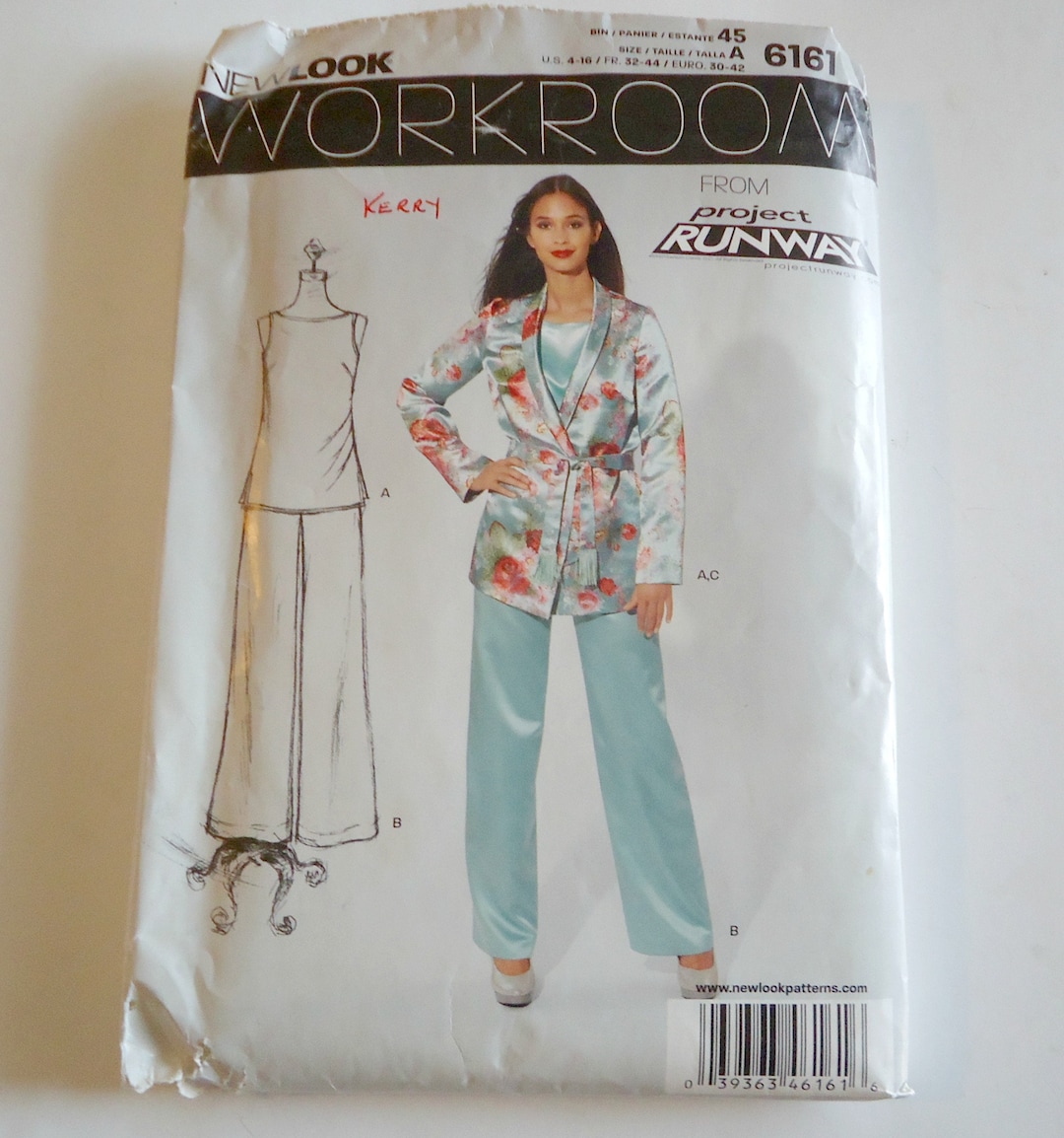 New Look 6161 Sewing Pattern Misses' Tunic and Pants Size A 4 6 8 10 12 ...