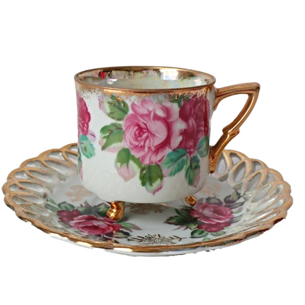 Footed Tea Cups - Etsy