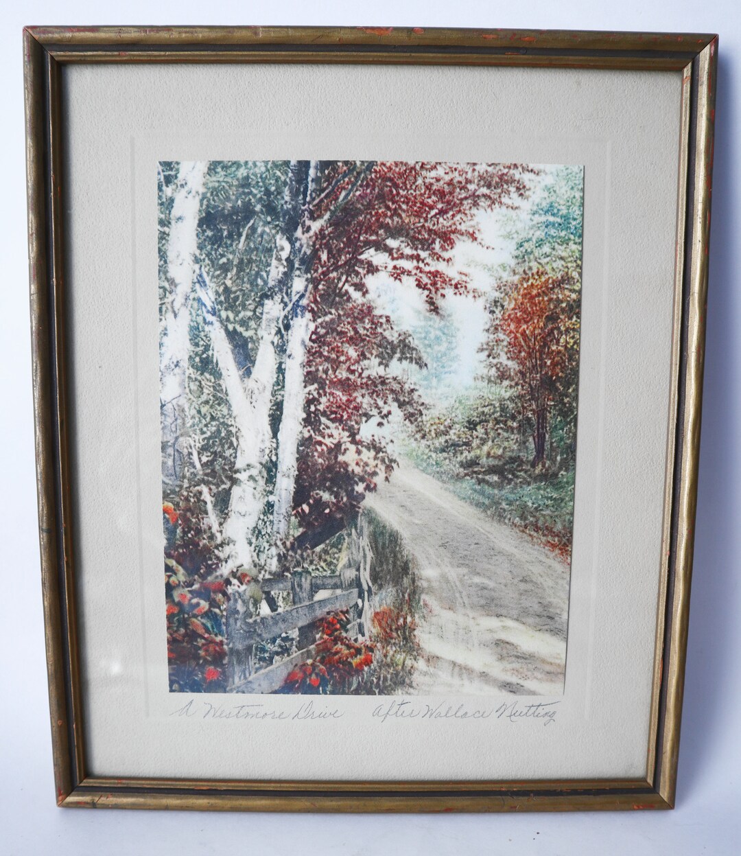Vintage Signed After Wallace Nutting A Westmore Drive 1861-1941 - Etsy