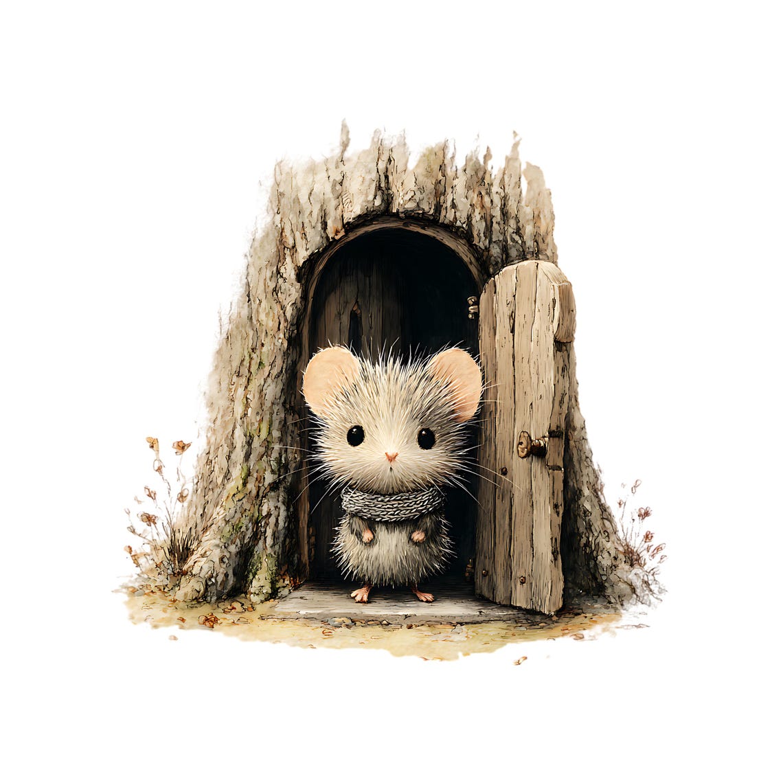12 Door Mouse Clipart Bundle (digital Download) (large) - Etsy