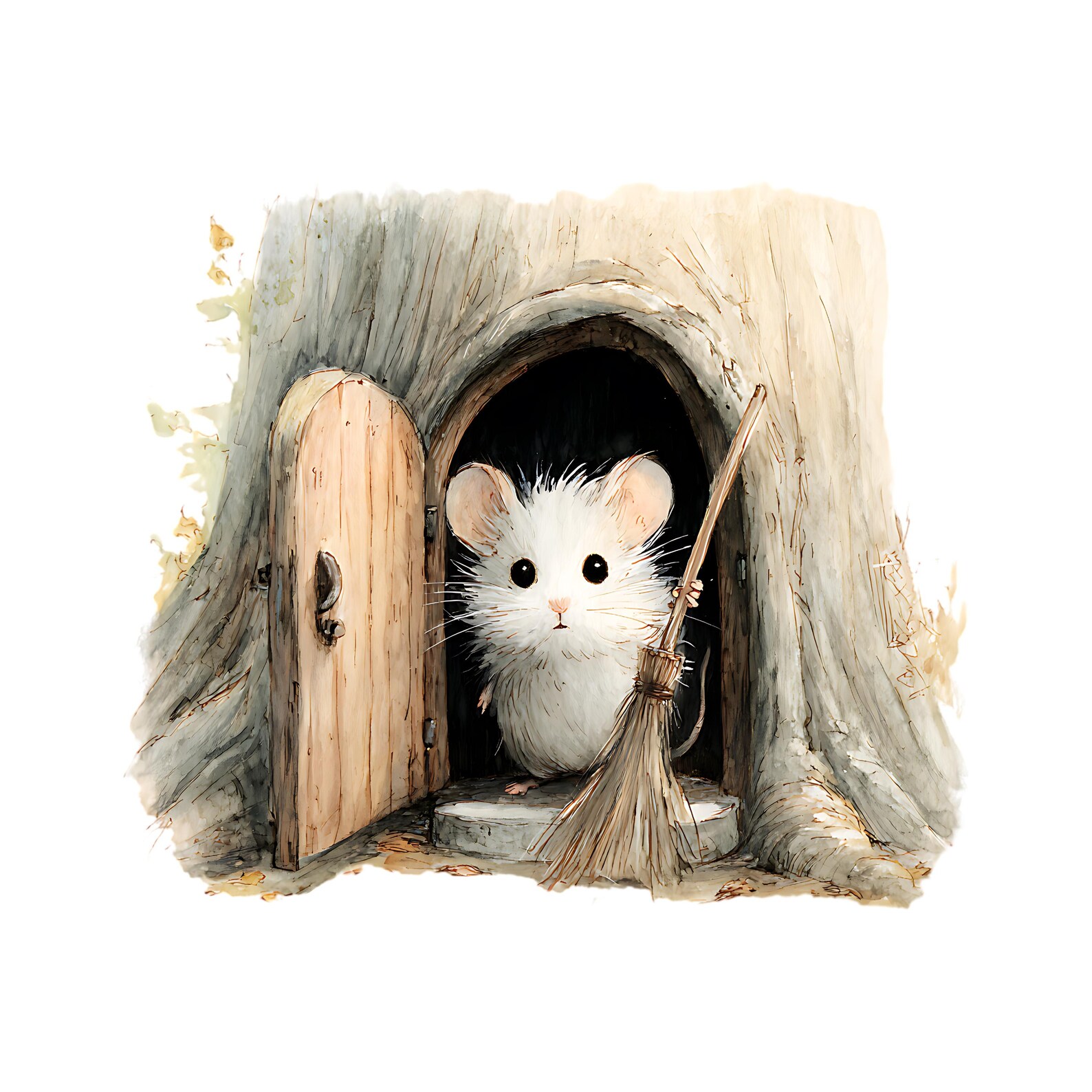 12 Door Mouse Clipart Bundle (digital Download) (large) - Etsy