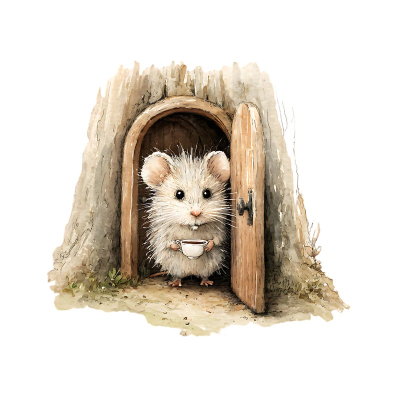 12 Door Mouse Clipart Bundle (digital Download) (large) - Etsy