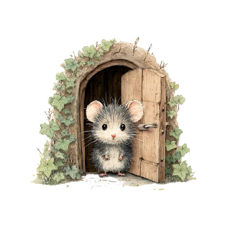 12 Door Mouse Clipart Bundle (digital Download) (large) - Etsy