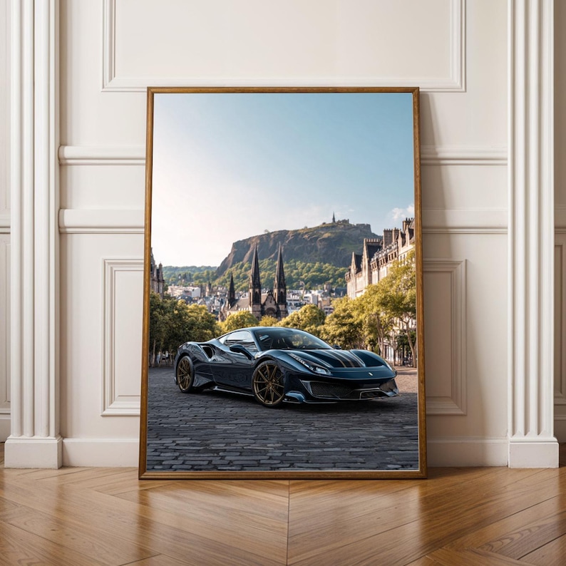 Ferrari 488 Pista Wall Art Print | Ultra Luxury Italian Supercar ...
