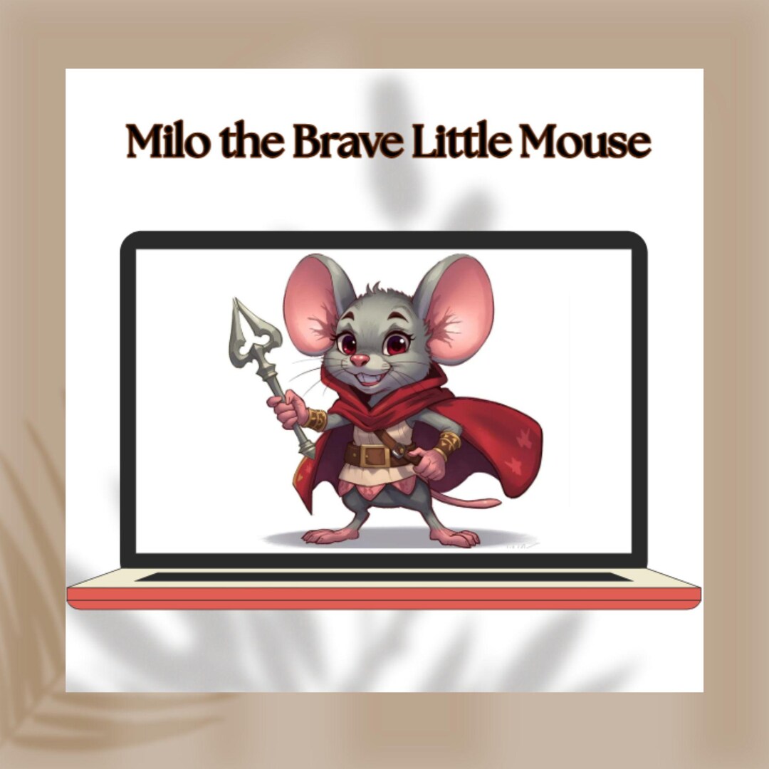 Printable Story Book for Kids / Milo the Brave Little Mouse - Etsy