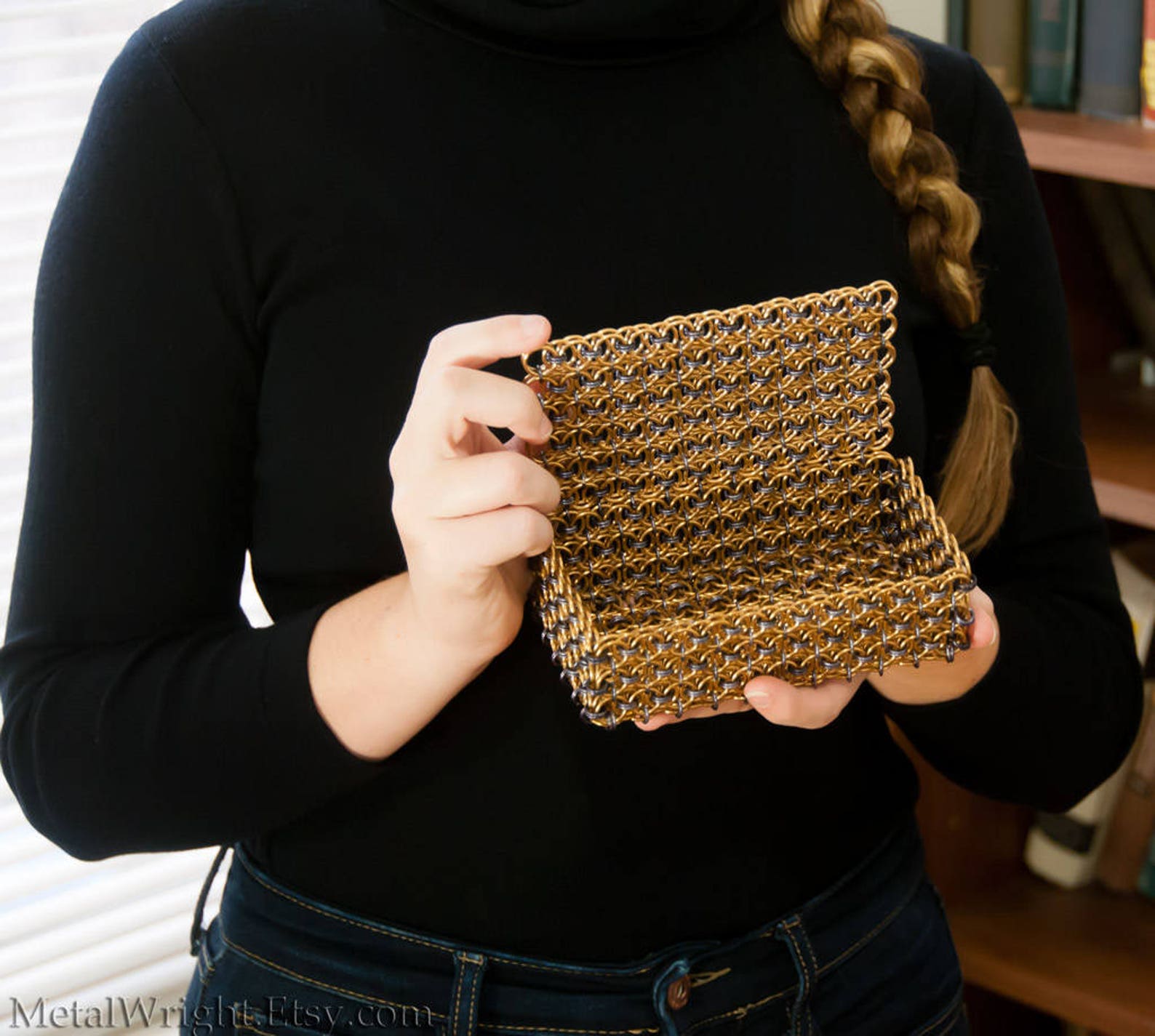 Brass Chainmail Box With Lid - Etsy