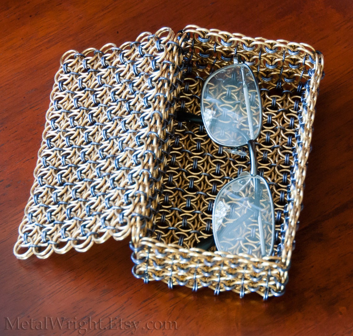 Brass Chainmail Box With Lid - Etsy