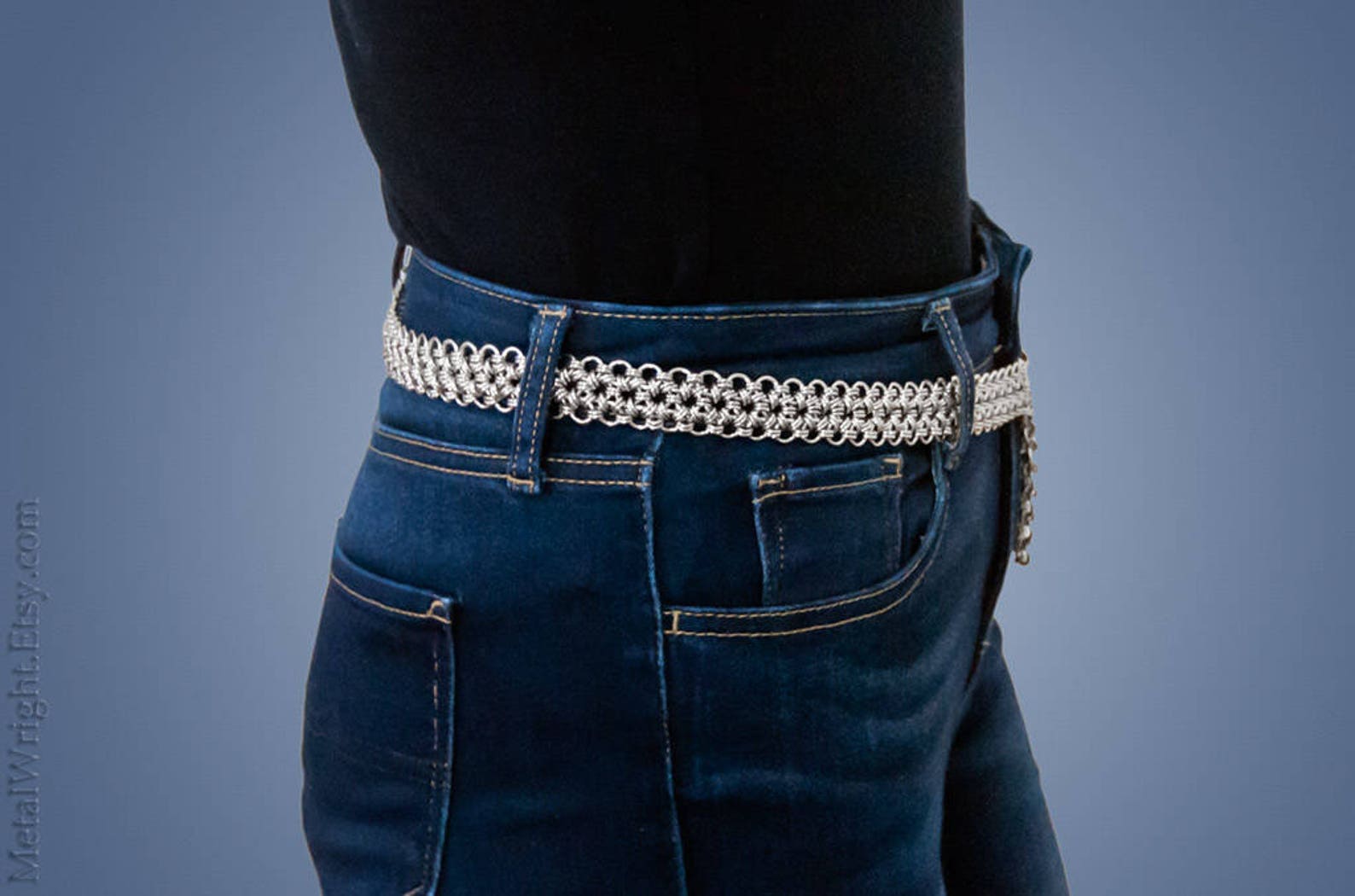Stainless Steel Chainmail Belt - Etsy