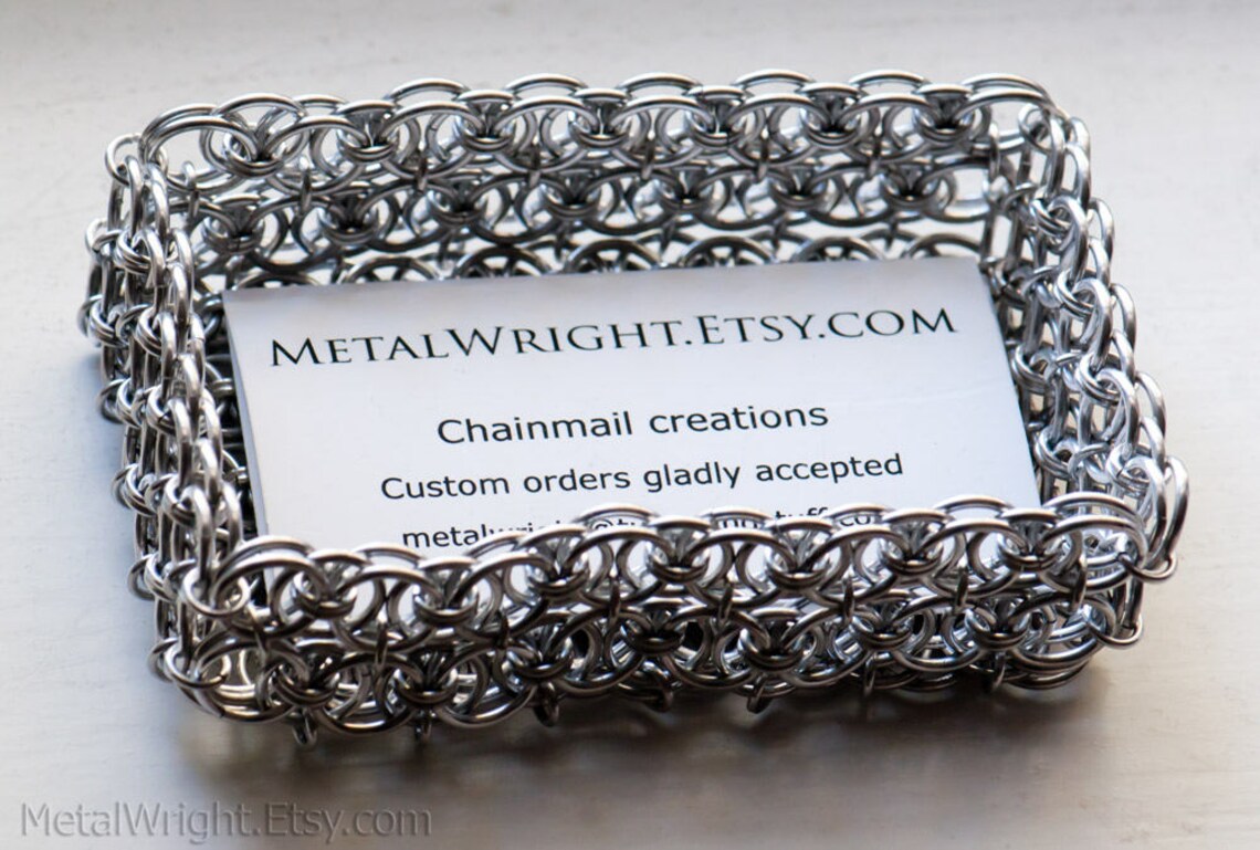 Chainmail Box or Basket - Etsy