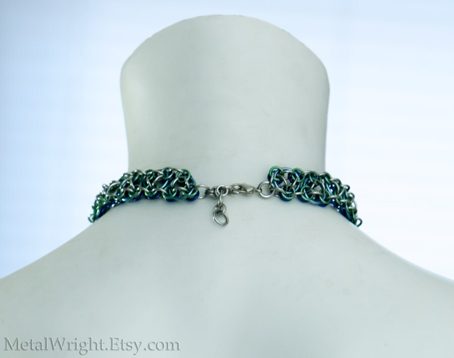 Chainmail Collar Necklace or Choker - Etsy Denmark