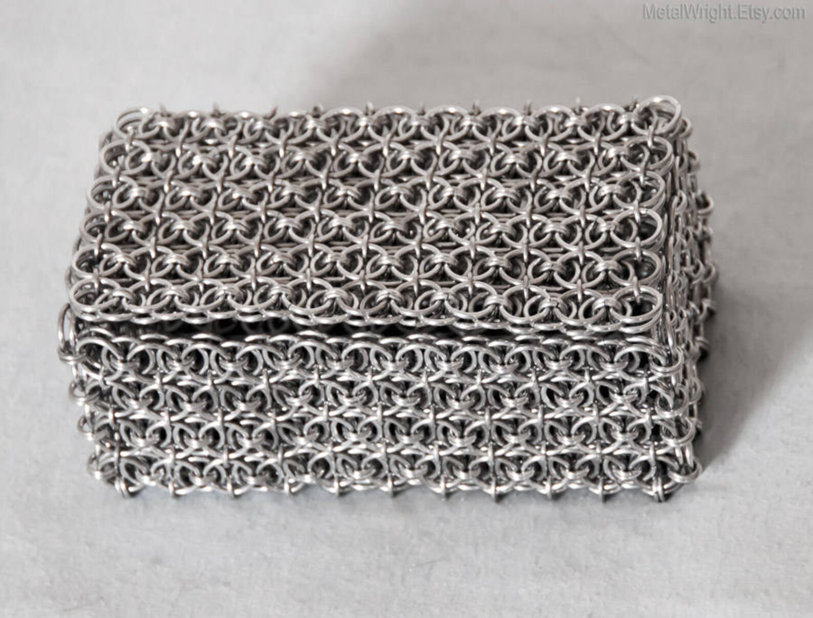 Chainmail Box With Hinged Lid - Etsy
