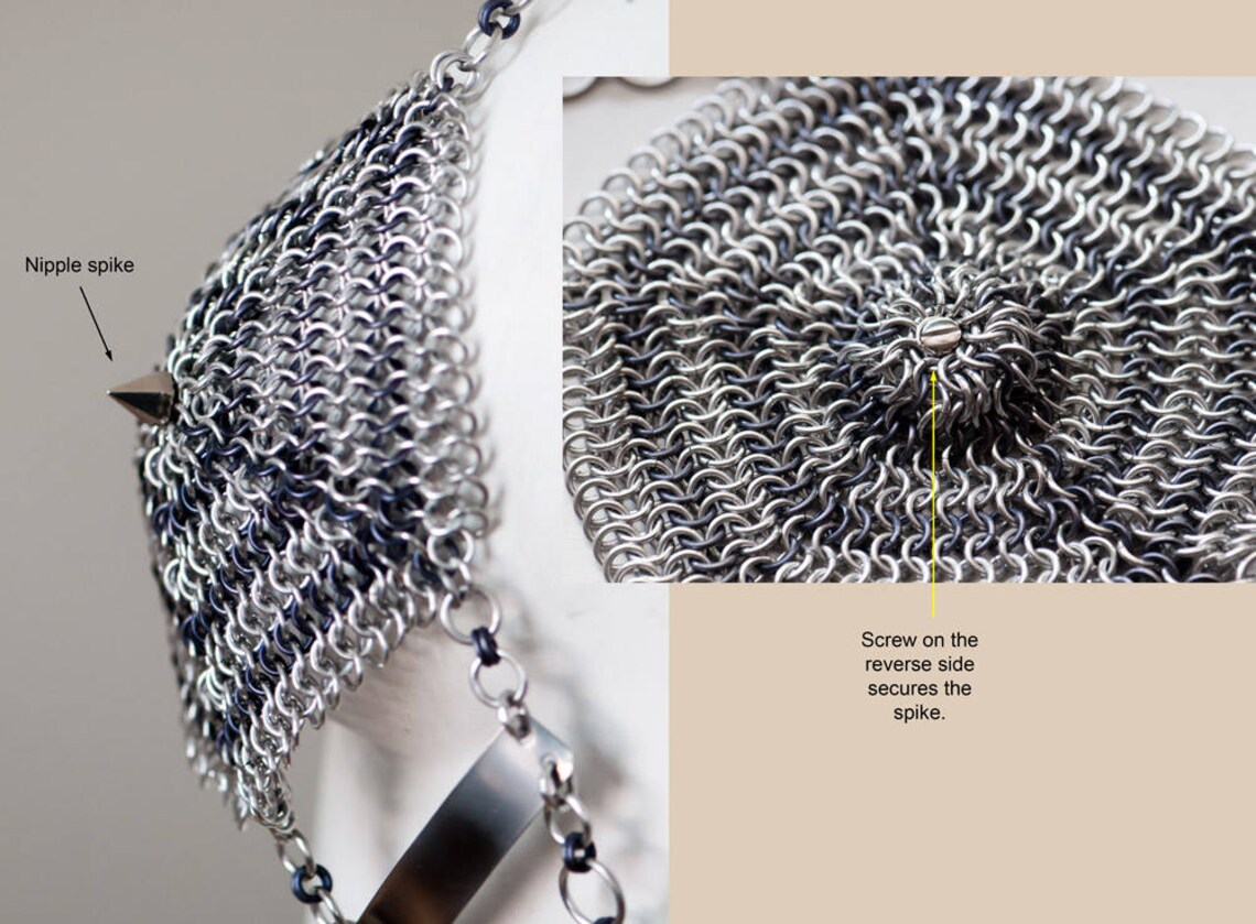 Chainmail Bra or Bikini Top - Etsy