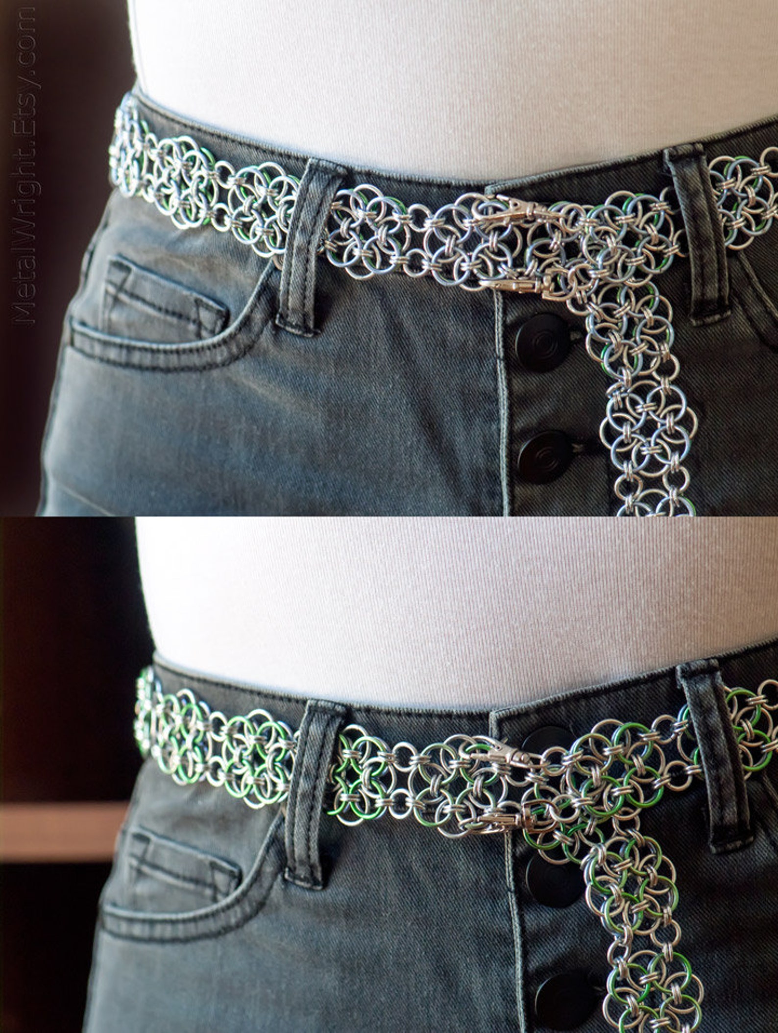 Reversible Chainmail Belt - Etsy
