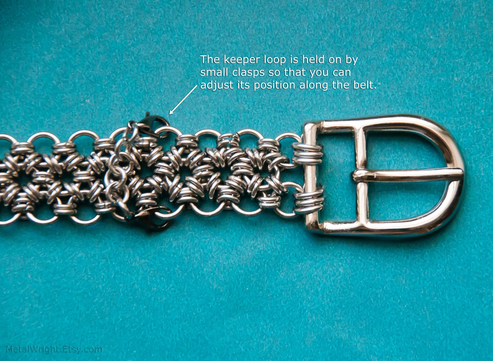 Stainless Steel Chainmail Belt - Etsy