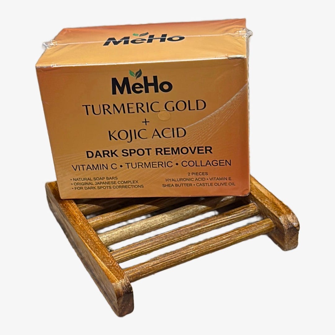Turmeric Kojic Dark Spot Remover Soap: Natural Skin Brightening (2-pack ...