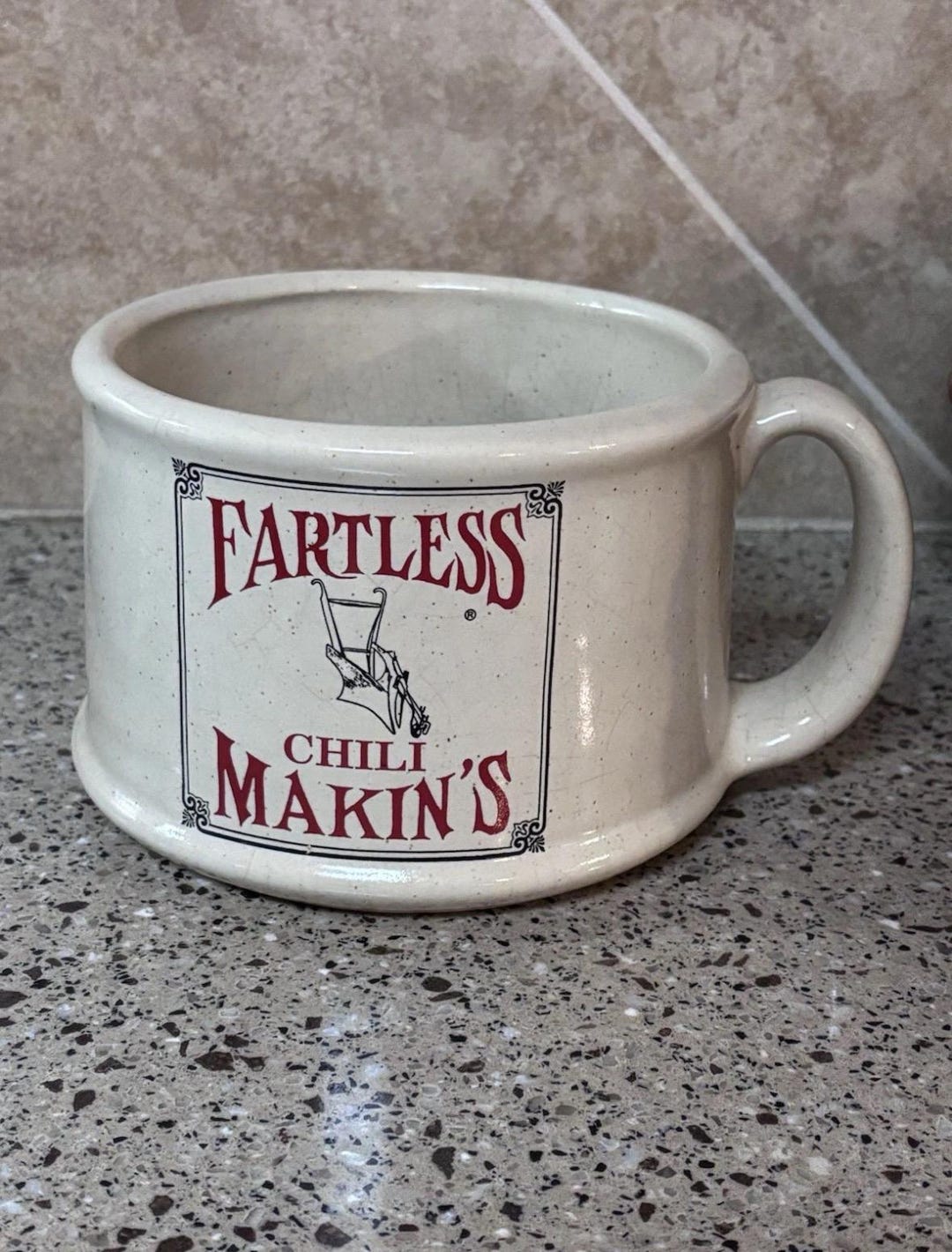 Funny Chili Stoneware Mug Rustic Farmhouse Humor Kitchen Novelty Gift ...