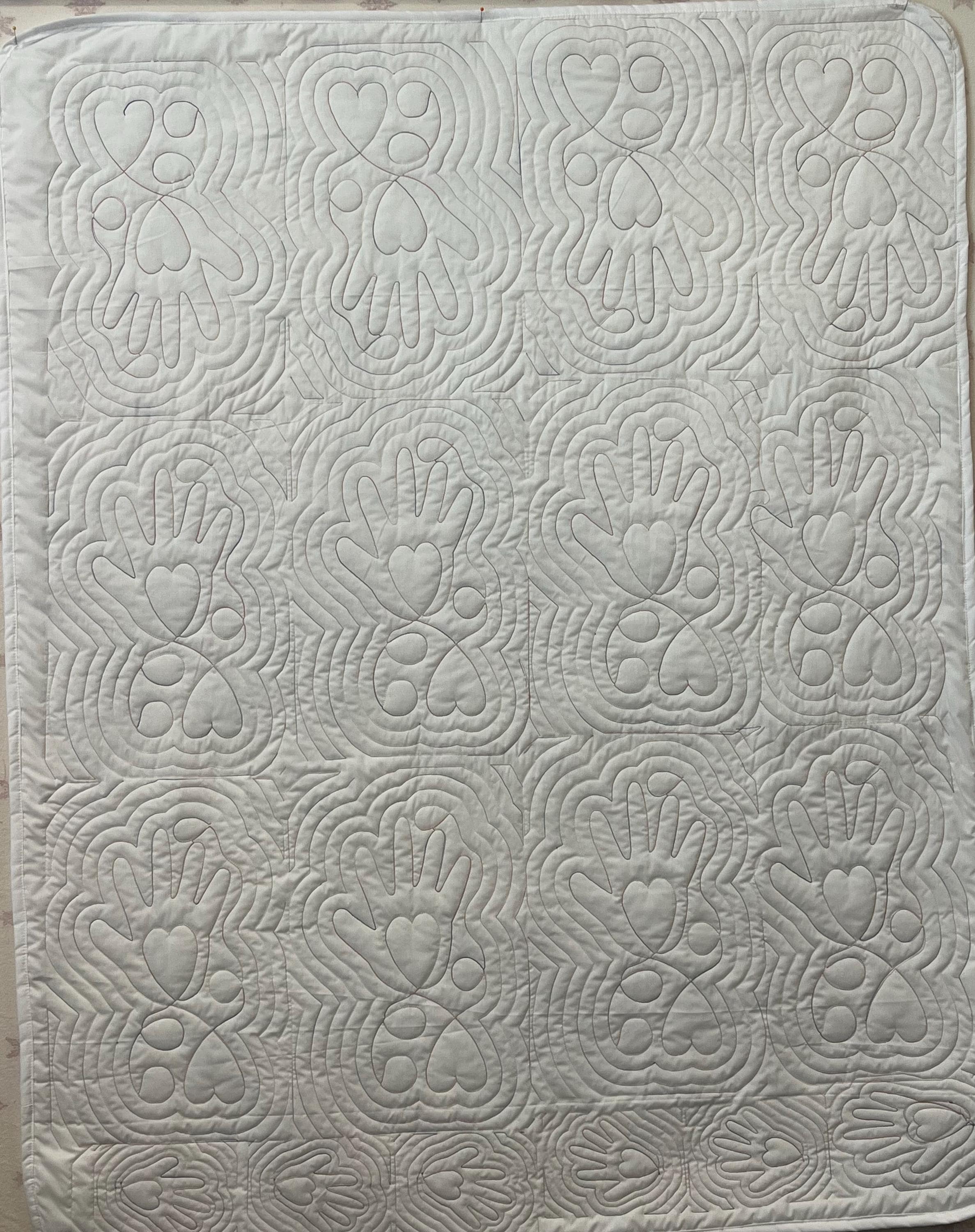 DIY No Sew Hand Print Quilt Kit - Etsy