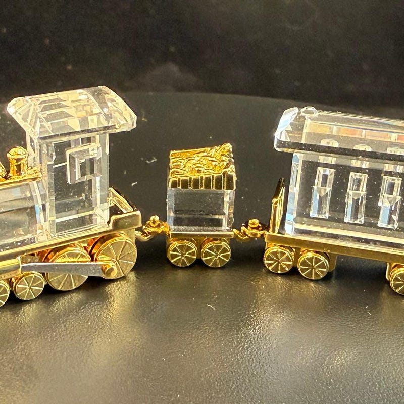 Swarovski Crystals Train - Etsy