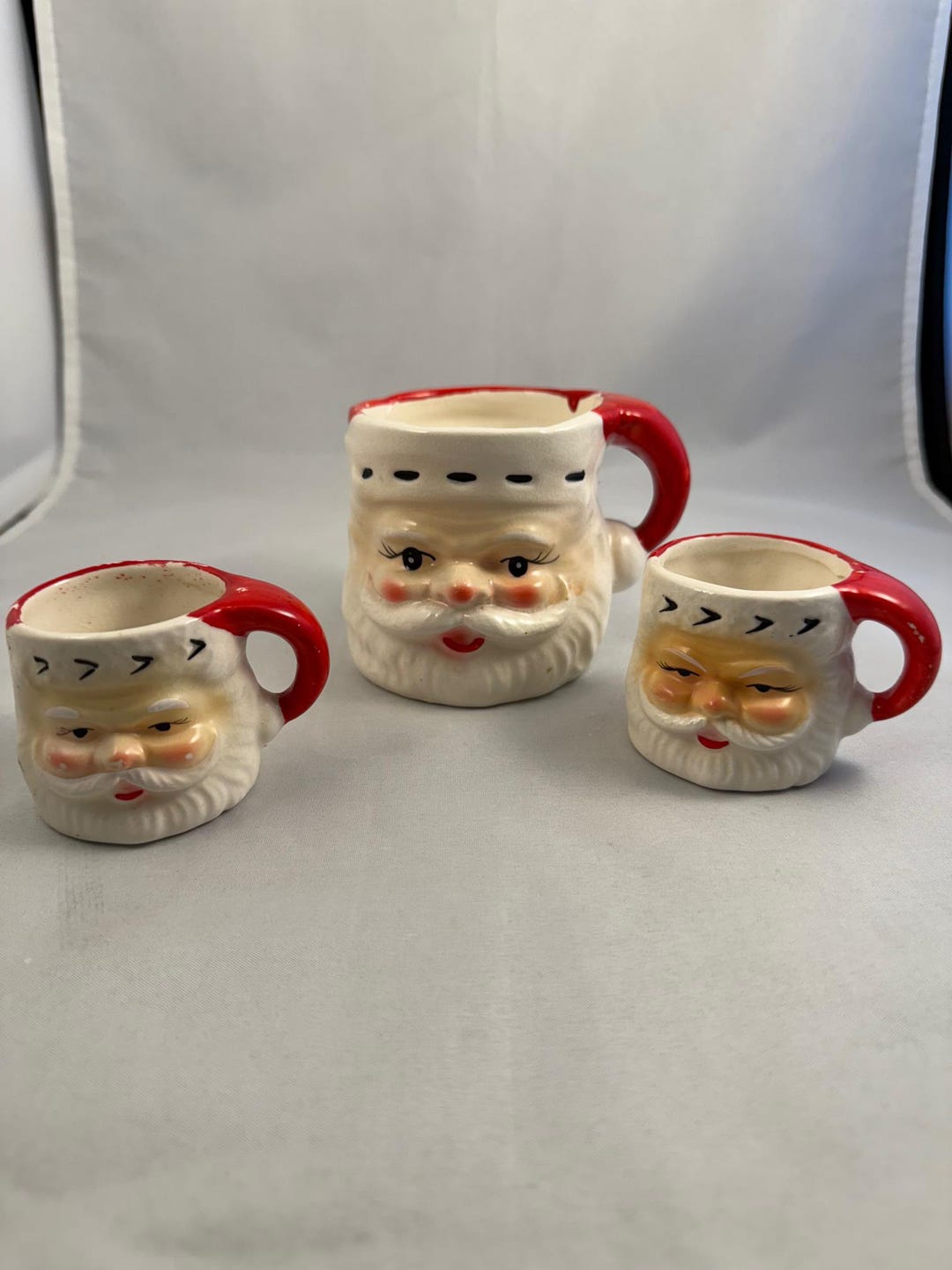 Vintage Santa Mugs - Etsy