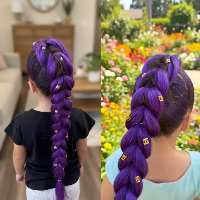 Kpop demon hunter hair tutorial rumi - Etsy.de