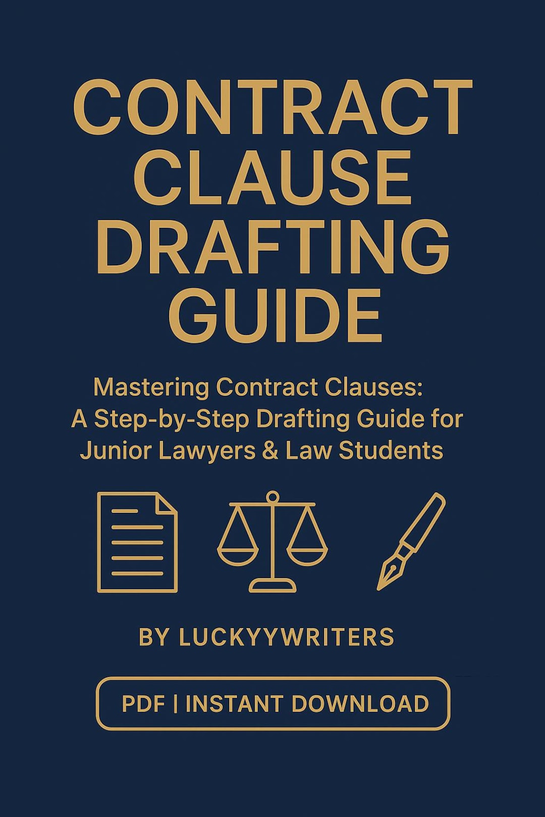Contract Clause Drafting Guide | Legal Writing Template Pack | Law ...