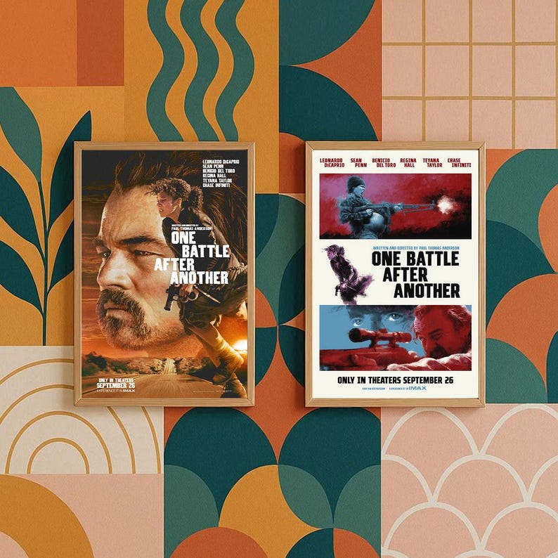 One Battle After Another Classic Movie Poster | High Quality Canvas ...