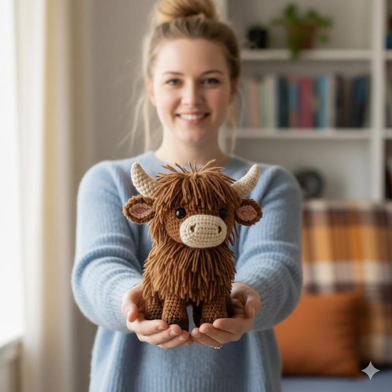 Highland Cow Crochet Pattern - Etsy