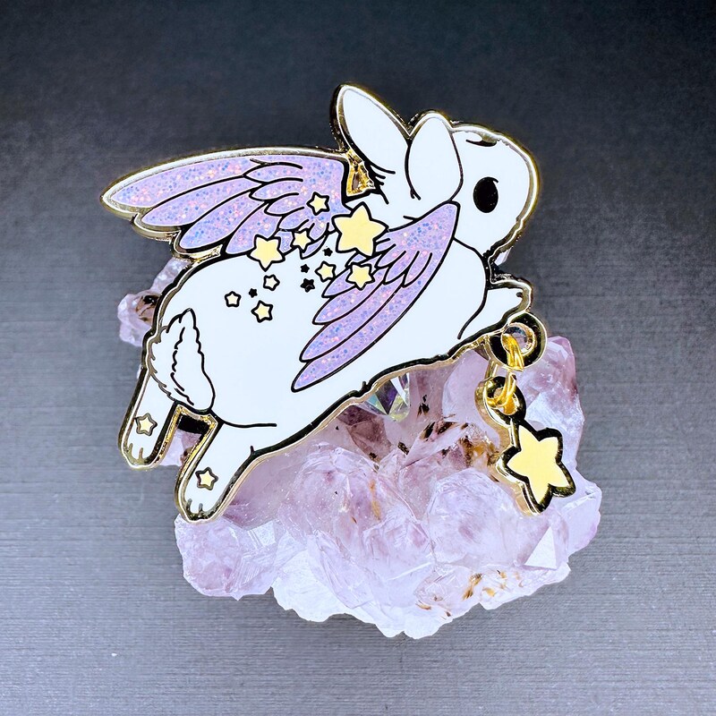 Rabbit Pin - Etsy