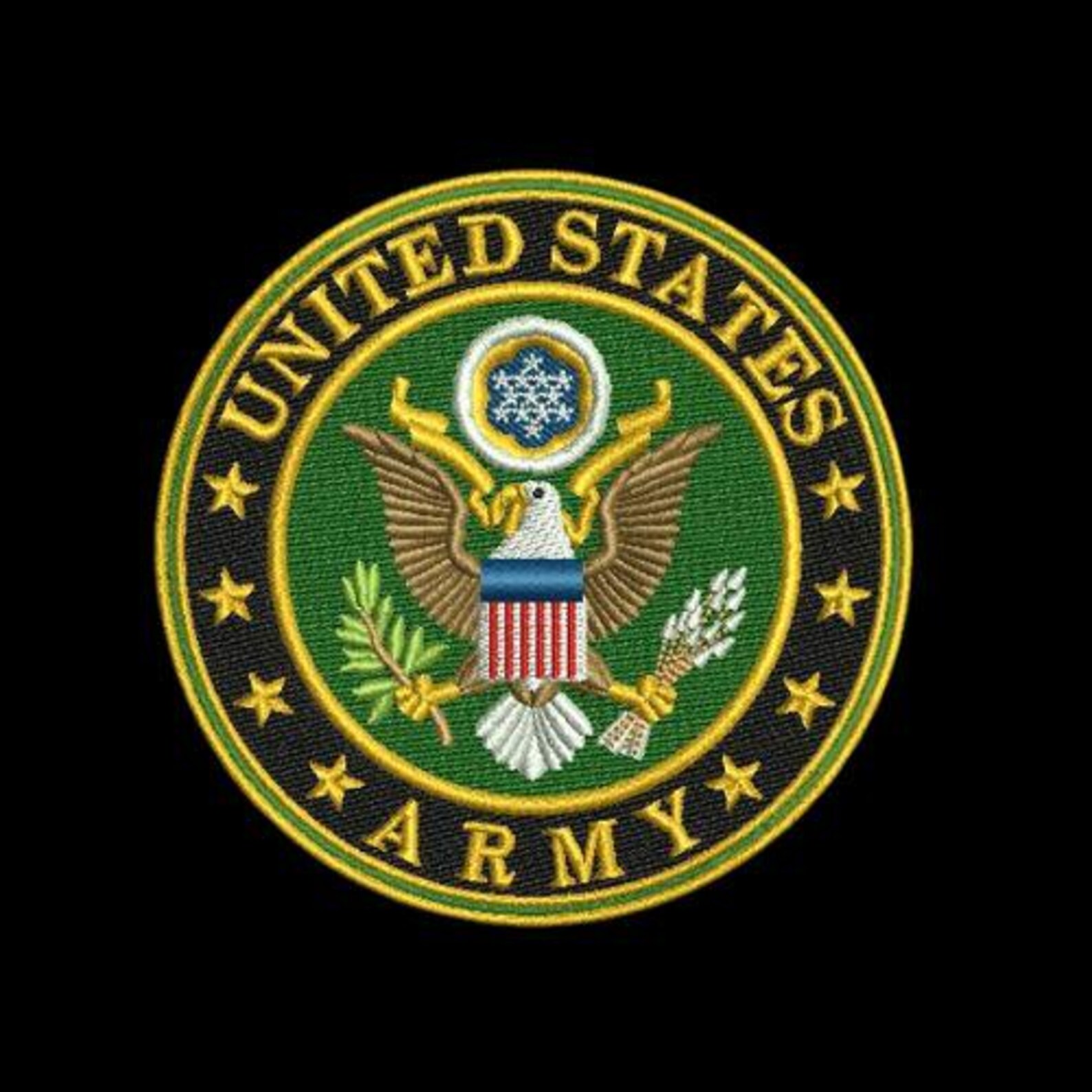 United States Army Patch Design | Digital Embroidery File - Etsy