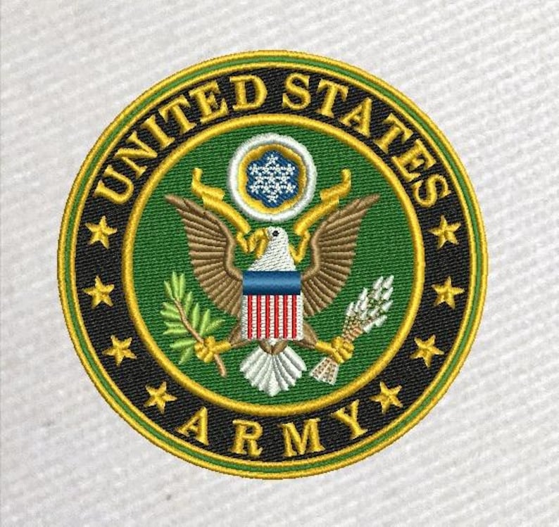 United States Army Patch Design | Digital Embroidery File - Etsy