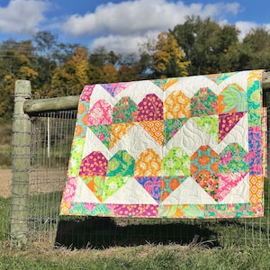 String of Hearts -- PDF Quilt Pattern - Etsy