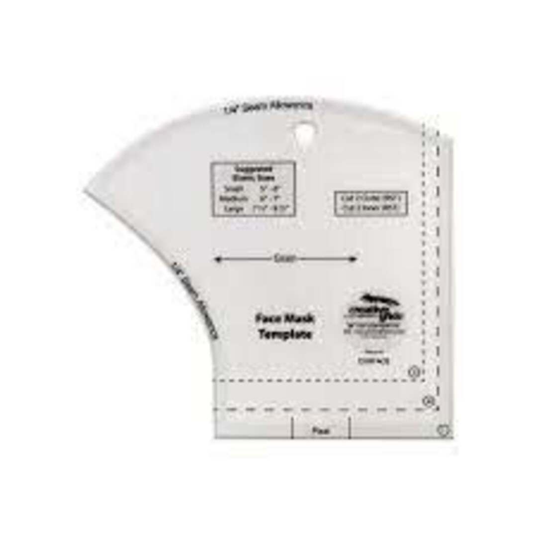 Face Mask Template by Creative Grids - Etsy