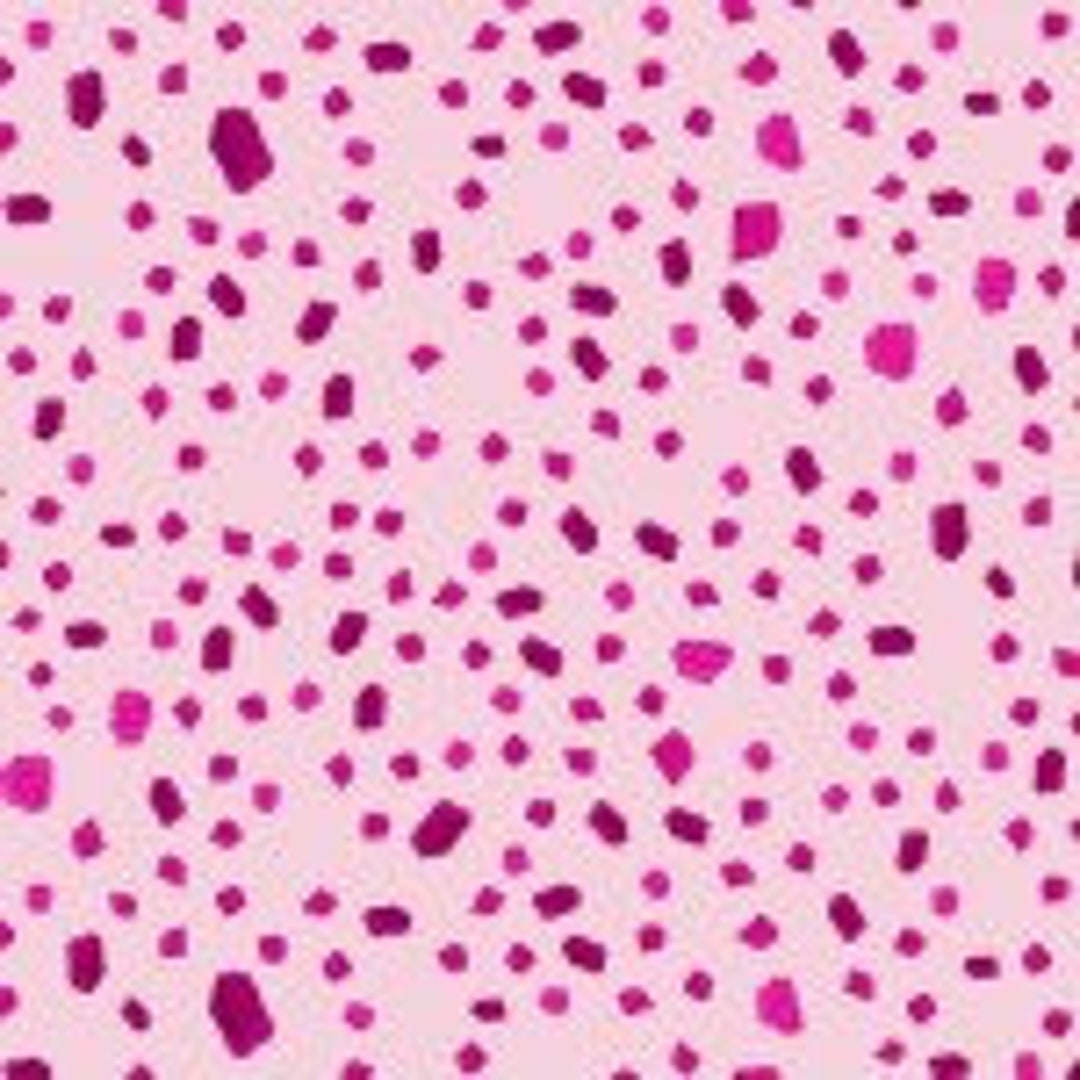 Painted Petals Light Pink Spots -- 1/2 Yard - Etsy