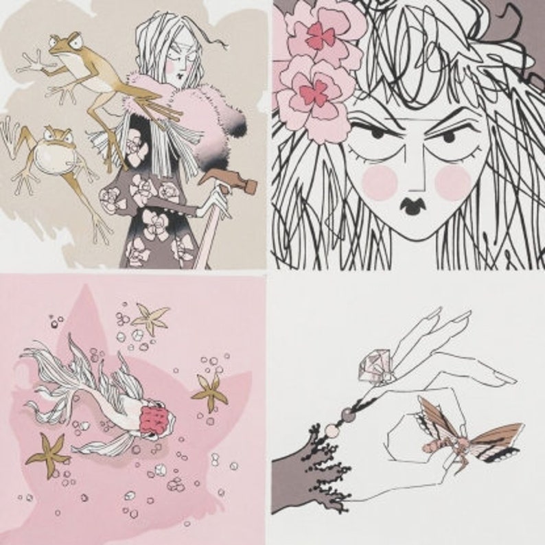 A Ghastlie Moment Deadly Mauve 1/2 Yard - Etsy