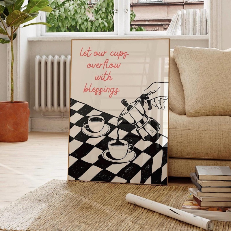 Christian Coffee Artwork - Etsy UK
