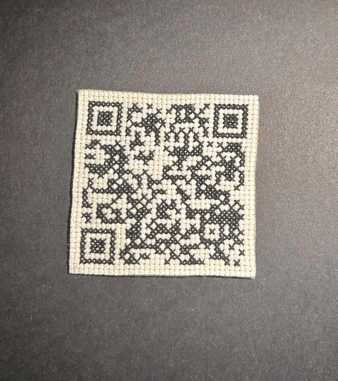 Rick Roll’d Cross Stitch QR Code - Etsy