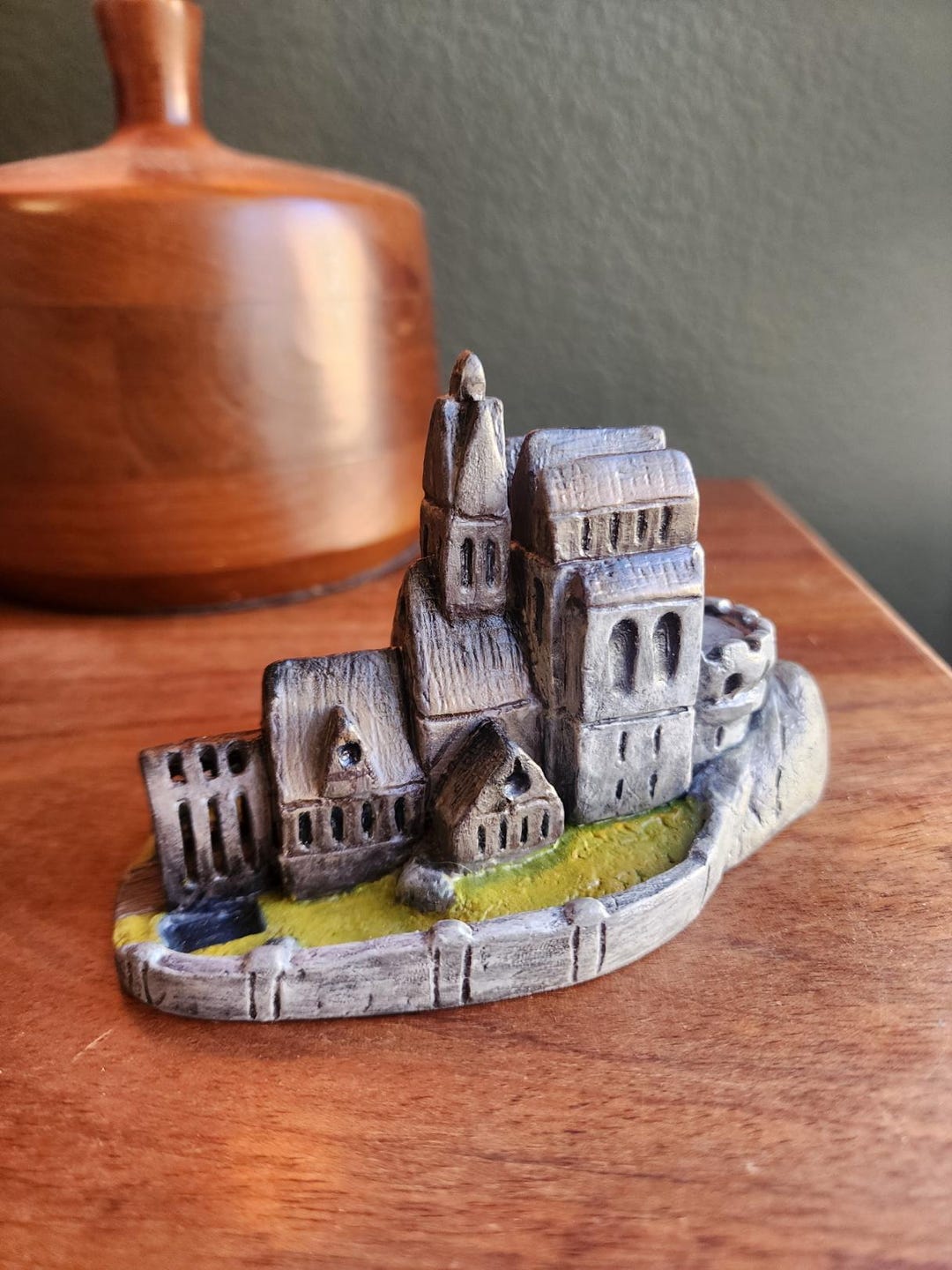Dragon Castle Miniature - Nordic Fantasy RPG Polymer Clay Sculpture ...