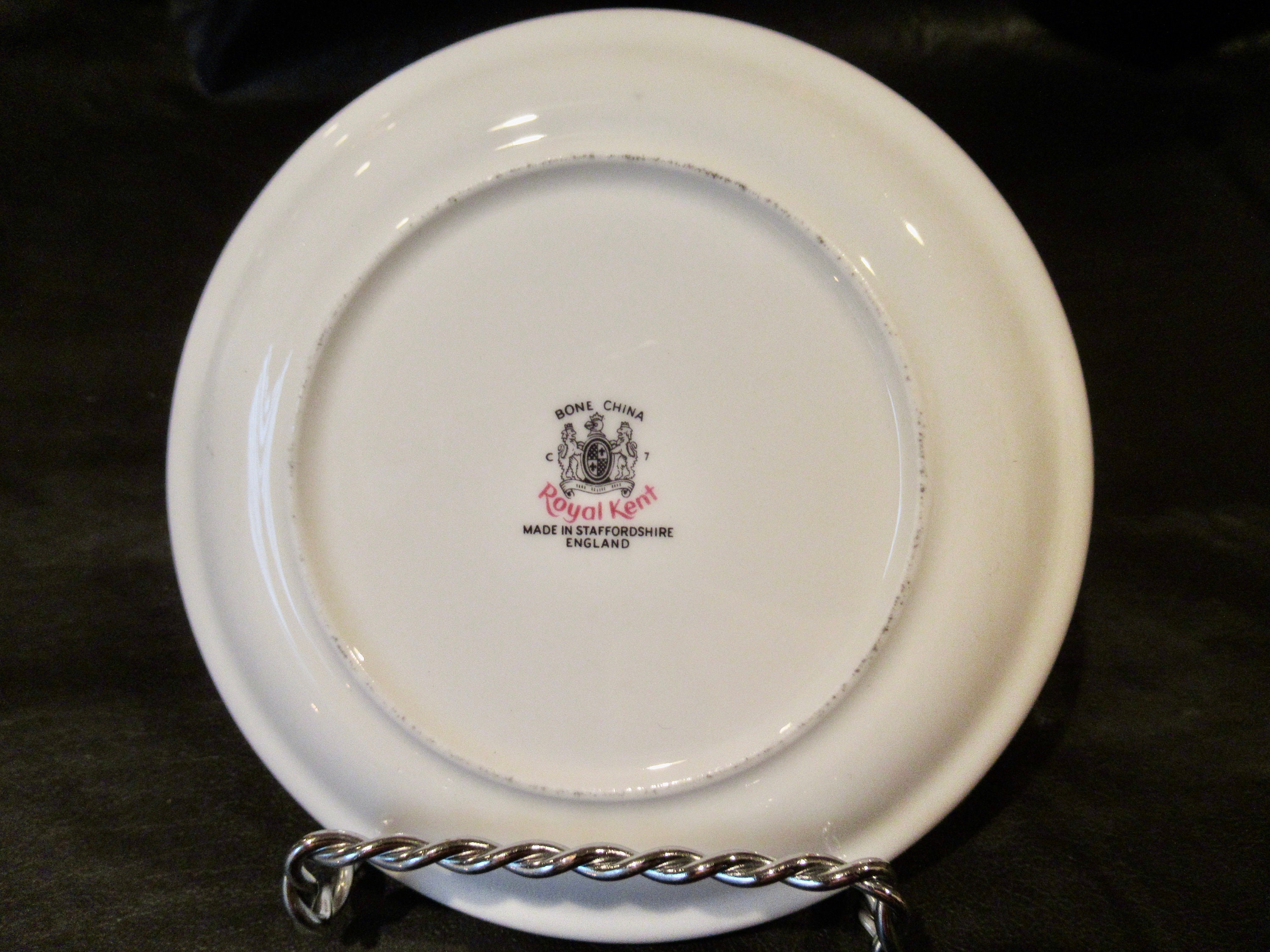 Royal Kent Porcelain Decorative Plate Staffordshire England | Etsy