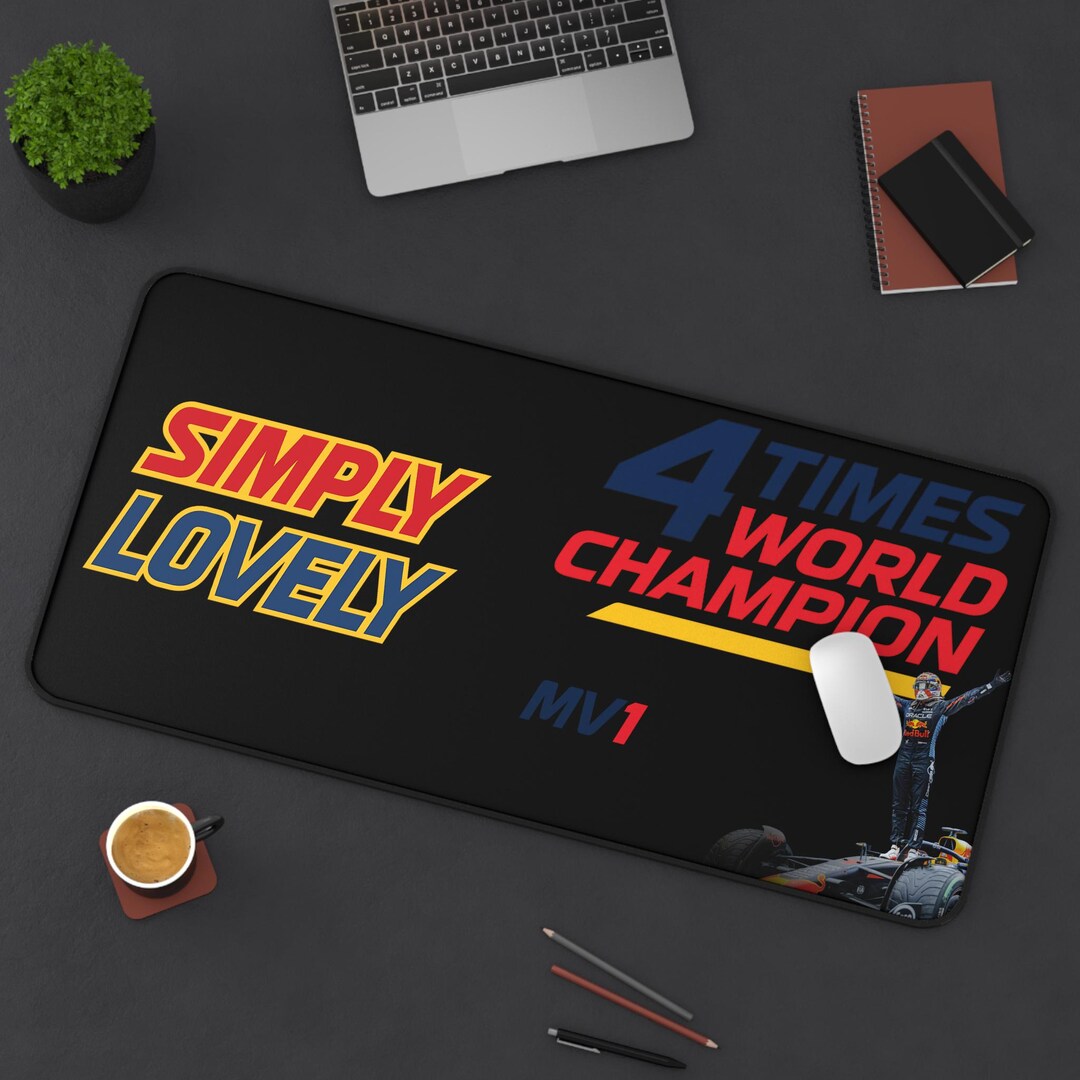 Max Verstappen F1 Desk Mat | Red Bull Racing - Etsy