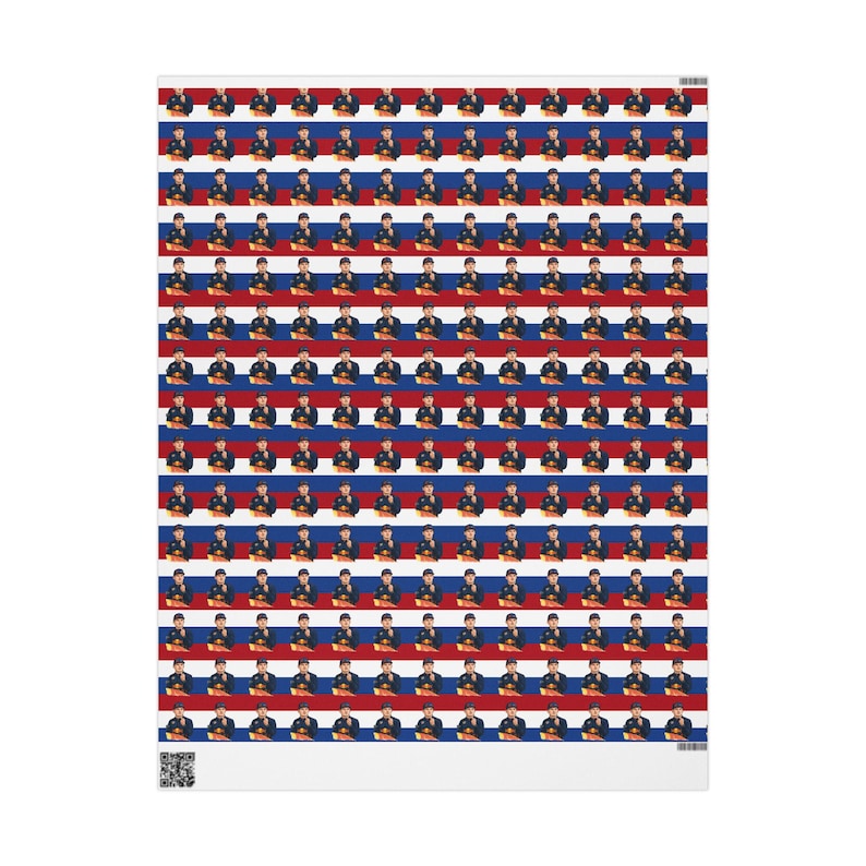 Max Verstappen Middle Finger Wrapping Paper, F1 Racing Fan Gift - Etsy