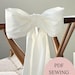Bow Pattern PDF, Sewing Pattern Large Bow Step by Steps - Etsy