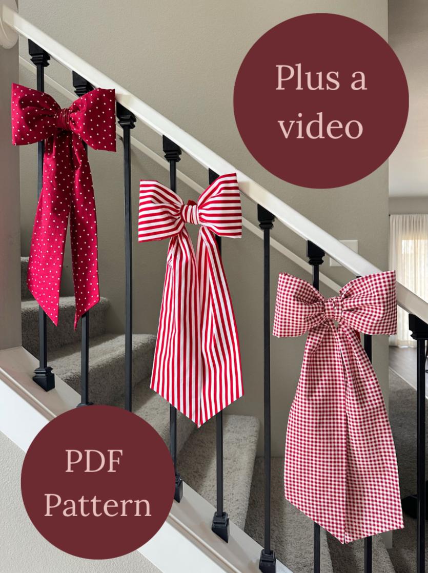 Large Bow Sewing Pattern: Versatile DIY Guide (PDF Pattern) - Etsy