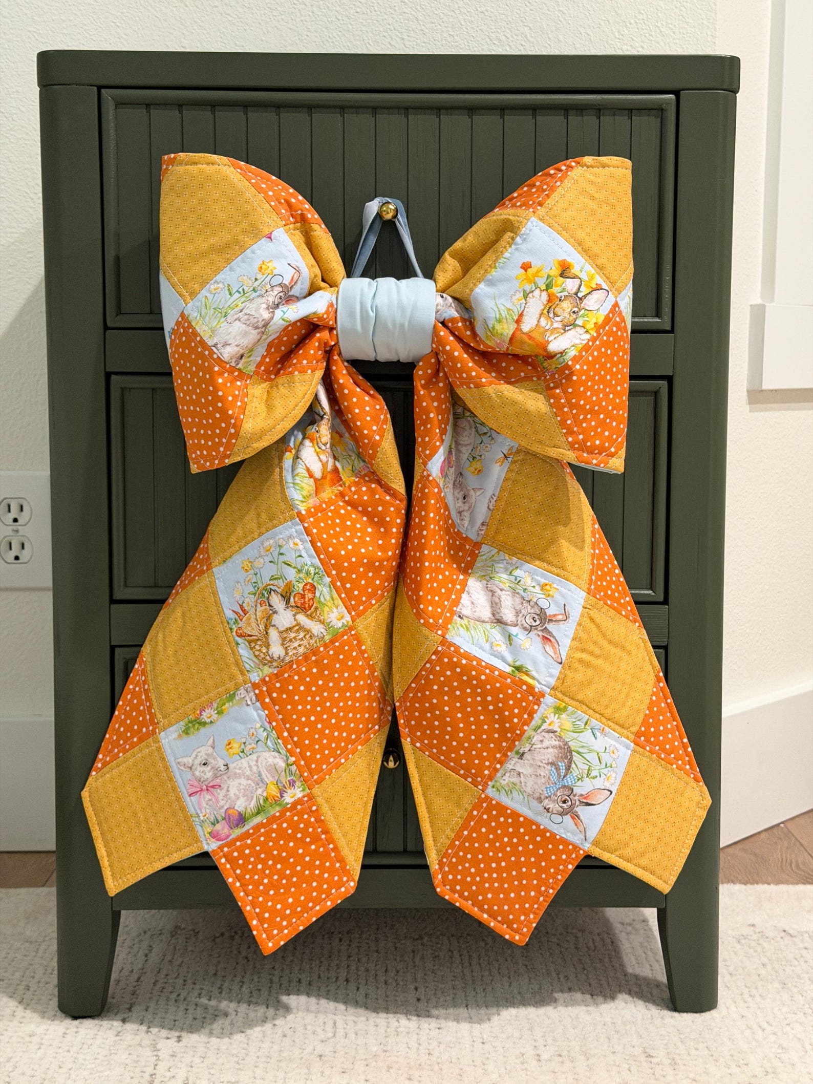 Large Patchwork Bow Pattern PDF, Sewing Pattern Large Bow Step by Steps ...