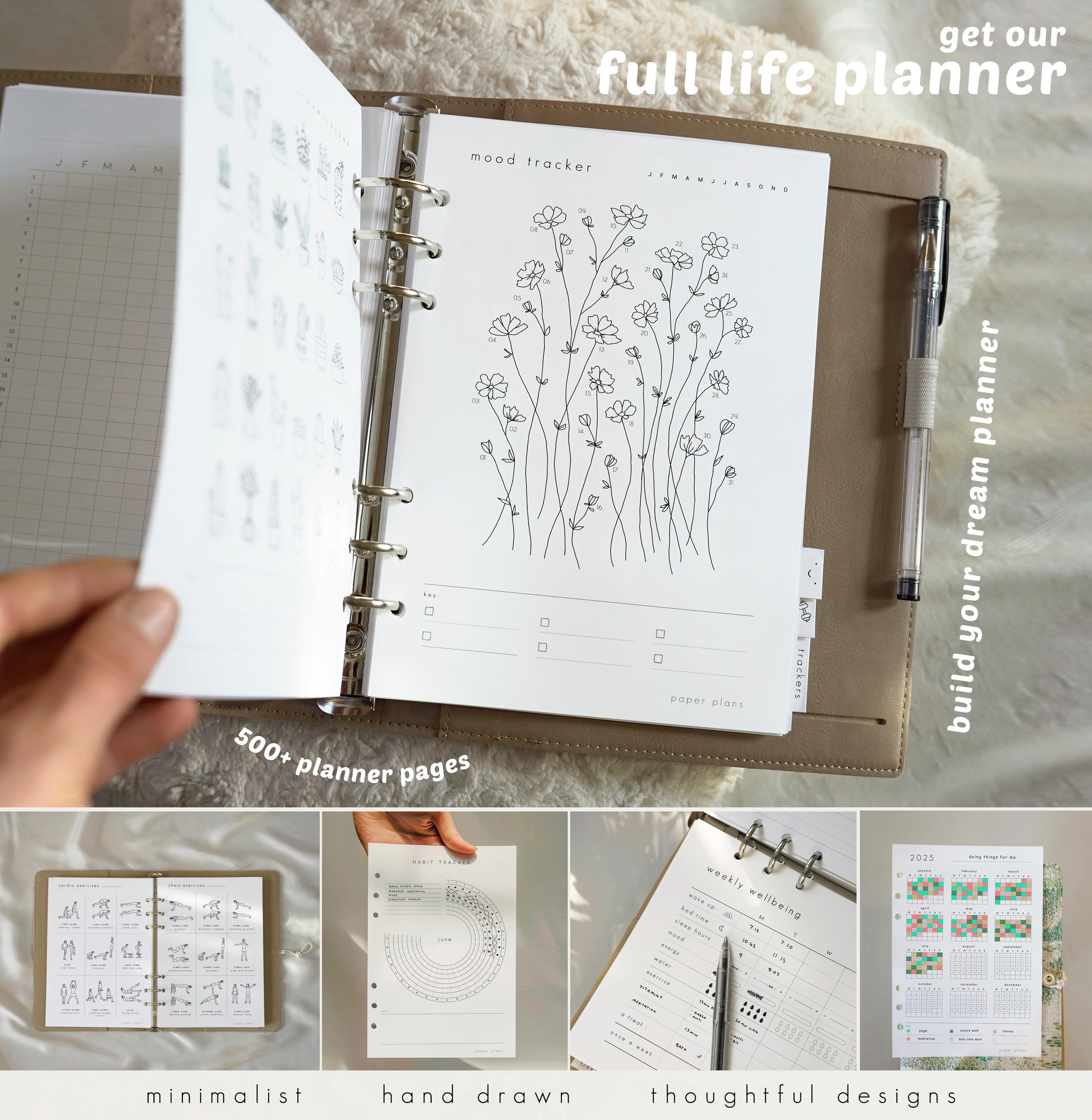 Minimalist Daily Planner Printable: To-do List, Productivity, Schedule ...