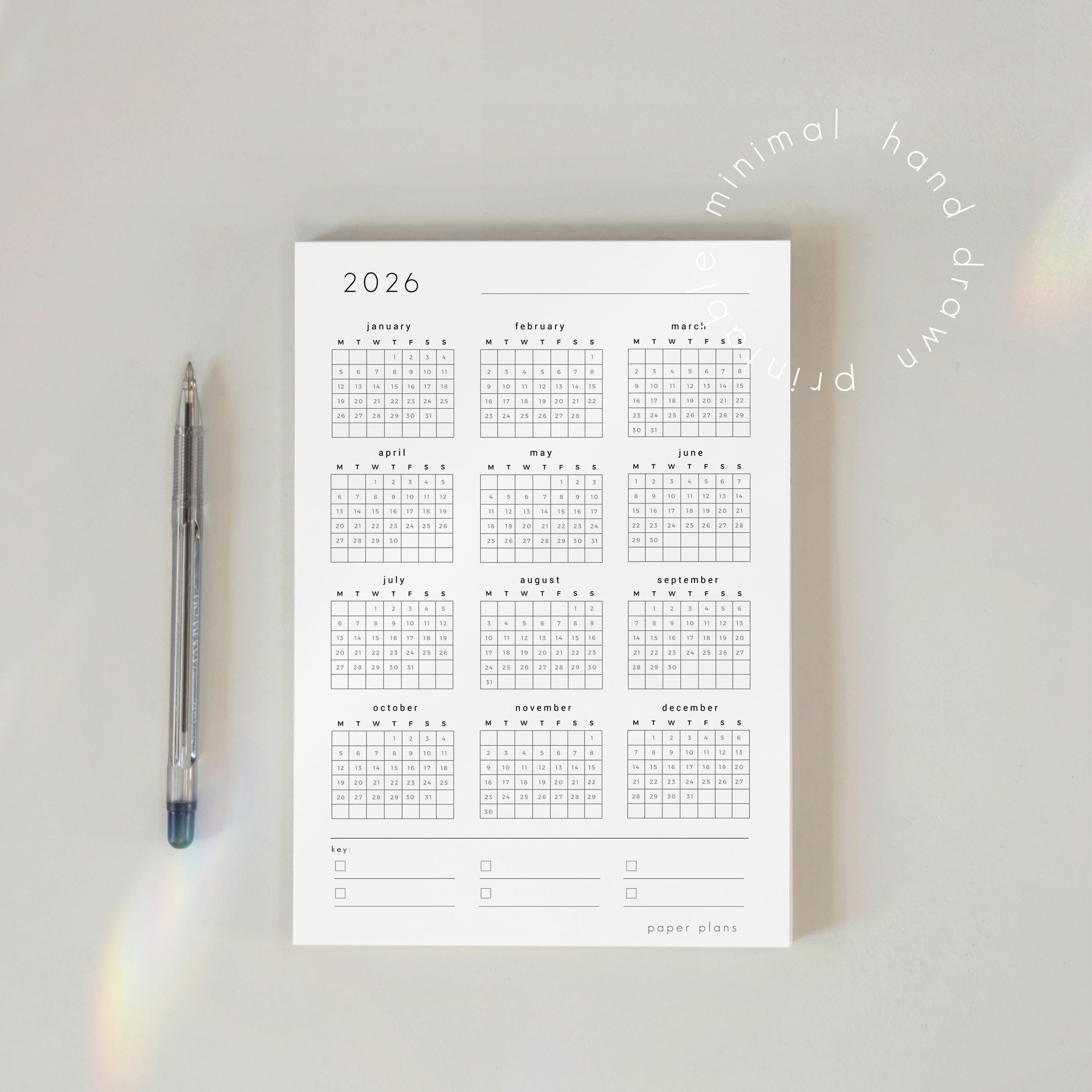 2026 Habit Tracker - Year in Pixels, Yearly Tracker, Annual Goal ...