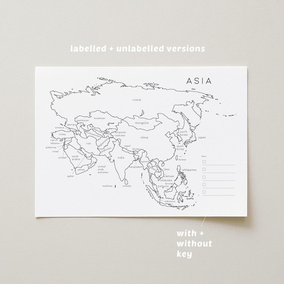 Printable World Maps: Travel Planning, Coloring, Journaling | Continent ...