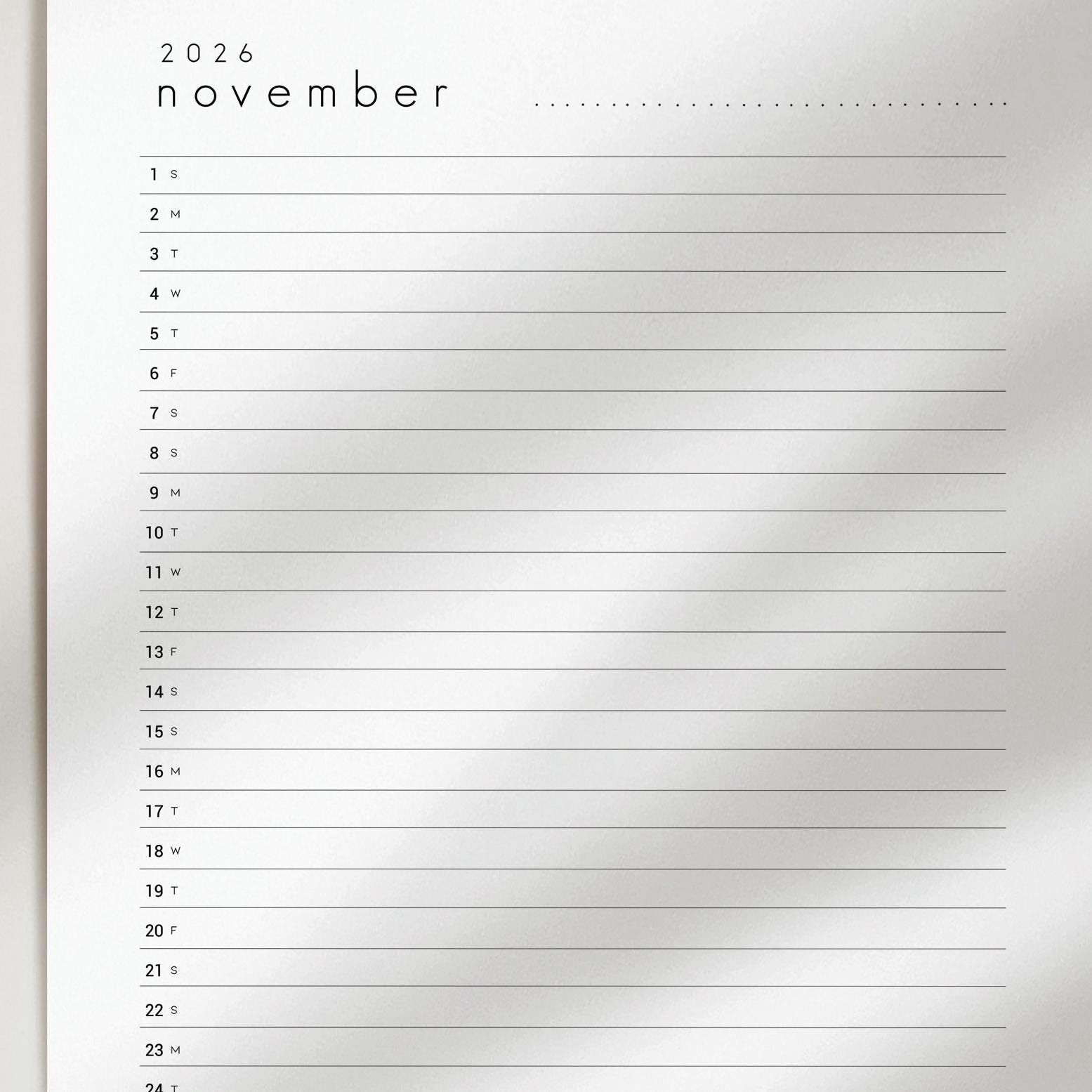 One Line A Day: Printable Planner Inserts - Daily Highlights - Memory ...