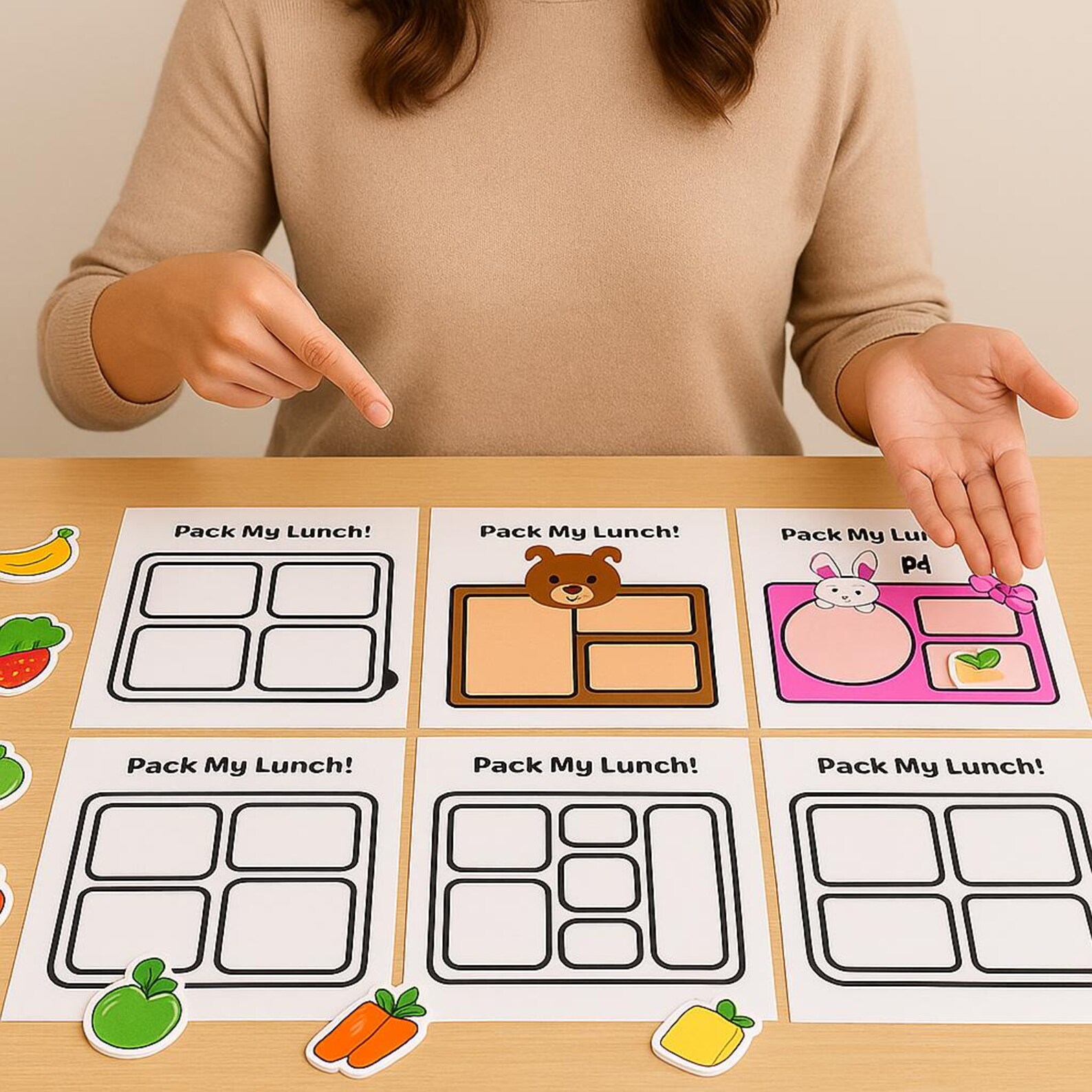 30 Page Lunchbox Activity Printable | Preschool Nutrition Worksheets ...