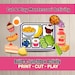 Build-a-lunchbox Printable for Kids Ages 3–6 | Cut & Paste Food ...